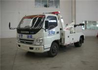 China Diesel Fuel Engine Emission 3760ml FOTON Light Duty Road Wrecker Truck 85kw for sale