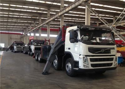 China 2 Persons Heavy Duty Road Wrecker Truck Flatbed Wrecker with Volvo Chassis for sale