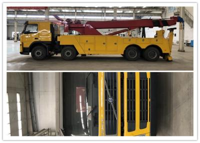 China 45m Steel Cable Heavy Wrecker Trucks Rated Pulling Power Winch 25000kg for sale