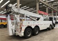 China 8x4 Drive ISO Certified Road Wrecker Truck Diesel Tank 85km/H Max Speed for sale