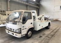 China ISUZU Chassis 3-4 ton's Winch Road Wrecker Truck with 4200×2300mm Flatbed for sale