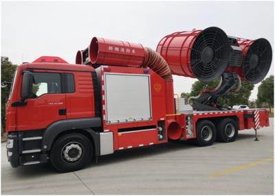 China 353 Kw 6×4 Drive Large-flow Air Supply & Smock Exhaust Fire Fighting Truck for sale
