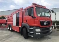 China Piston Primer Pump SS304 Stainless Steel 6000L Water Tanker Firefighting Truck for sale