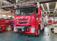China Emergency Rescue Fire Truck with 98 pcs equipment and 6.5 Meters Lift Lighting for sale