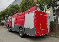 China Howo 90km/H Water Tanker Fire Truck with Flat Top Four-Door Lengthen Cab for sale