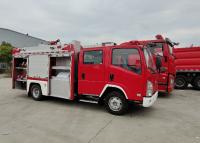 China Aluminum Alloy 4x2 Drive 3500kg Small Water Tanker Fire Fighting Trucks for sale