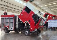 China 3 Seats 1.0Mpa 1800L/Min Fire Equipment Truck 7m Suction Depth for sale