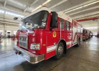 China 4600mm Wheelbase 6 Seats Fire Fighting Truck 3.57m/Min Traction for sale