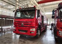 China 25m Working Height 6x4 Drive Water Tower Fire Truck Max Spray Range 70m for sale
