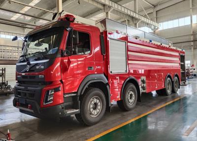China Heavy Duty 8x4 Drive Rescue Water Tanker Fire fighting Truck with Crew Room for sale