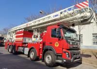 China Shanghai Jindn Aerial Ladder Fire Truck  with 2 Up Telescopic Boom Flange DN150 for sale