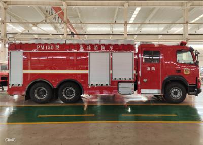 China 15000kg Water Foam and Dry Power Combined Water Tanker Fire Truck 90 L/s Pump for sale