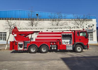 China Single Cab 6×4 Drive Aerial Ladder Fire Vehicle with 22.3m Scaling Ladder for sale