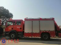 China MAN Chassis 213kw Emergency Rescue Fire Vehicle With 5440kg Traction Winch for sale