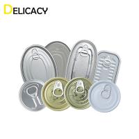 China Metal Tinplate EOE Easy Open End Irregular Rectangular Shape for sale