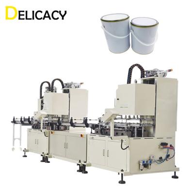 China Automatic Small Round Tin Can Making Machine 60cpm For Lubricant Oil Can for sale