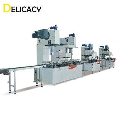 China 35KW Automatic Tin Can Production Line For Chemical Industrial Can Pail Making for sale