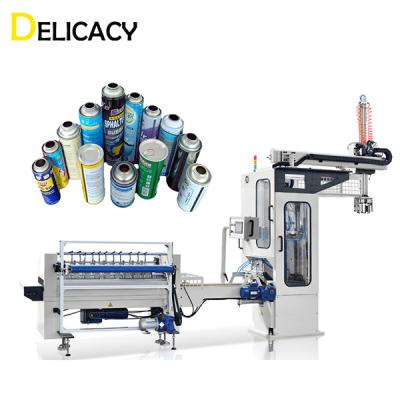 China Empty Aerosol Can Palletizer Machine For Magnetic Can Body Palletizing for sale