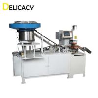China 40CPM Automatic Tin Can Making Machine For 4L Ear Lug Lid Top Spot Welding for sale