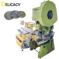 China Automatic Strip Feeding Tin Can Manufacturing Machine For Can Lids 125mm Bottom 99mm Bottom for sale