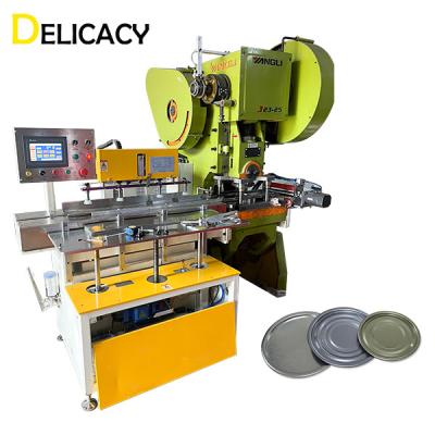 China Automatic Strip Feeding Tin Box Making Machine For 125mm Bottom Can Lids for sale