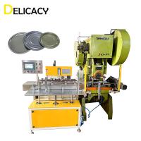 China Automatic Strip Feeding Tin Can Manufacturing Machine For Can Lids 125mm Bottom 99mm Bottom for sale