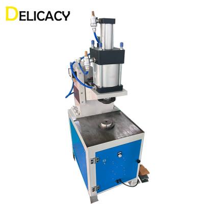 China Semi Automatic Tin Can Production Machine Flanging For Round Cans 99mm 127mm for sale