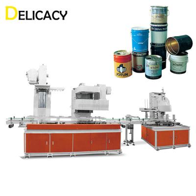 China 25KW 30CPM Tin Can Making Machine Production Line For Pail Bodies for sale