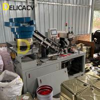 China Rectangular Can Top Handle Spot Welder Semi Automatic 35KW for sale