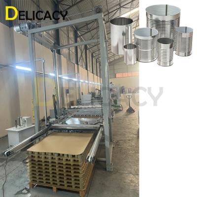 China Efficiency And Streamline Production Tin Can Making Machine Palletizer for sale
