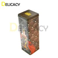 China Can Closure Seaming Machine For Whiskey Packing Tin Box Rectangular Wine Tin Box Barley Bree Tin Can for sale