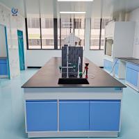 China Anti Corrosion Lab Wall Bench Central Laboratory Island Table ISO Certified for sale
