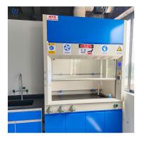 China Anti Corrosion Lab Ventilation Hood Steel Laboratory Fume Cupboard 100W for sale