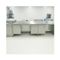 China Acid Resistant Biology Laboratory Furniture , W750mm Stainless Lab Work Benches for sale