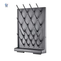 China Anti Slip Lab Peg Board Laboratory Drying Rack With 10cm Spaced Drip Holes for sale