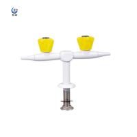China Manual Laboratory Gas Taps Anti Alkali Cock Valve Leak Detection System for sale
