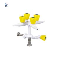 China Manual Laboratory Gas Taps Anti Alkali Cock Valve Leak Detection System for sale