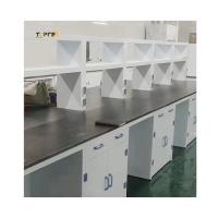 China Alkali Resistant Polypropylene Lab Bench Island Workstation H850mm for sale