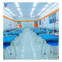 China Anti Corrosion Chemistry Lab Furniture Classroom Table And Chair 120*60*78cm for sale
