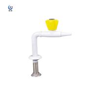 China Yellow Laboratory Gas Taps , Lab Furniture Accessories Rust Resistant Valve for sale