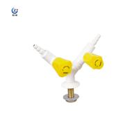 China Rust Resistant Laboratory Gas Taps Valves With Epoxy Resin Surface for sale