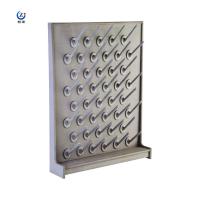 China Corrosion Resistant Lab Peg Board , Square Lightweight PP PegBoard for sale