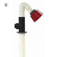 China 375mm Mouth Arm Fume Extractor Hood With Red Joint Corrosion Resistant for sale