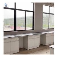 China Steel Lab Wall Bench Alkali Resistant L750*W850*H850mm Customizable For Testing for sale