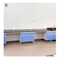China Anti Corrosion Lab Tables Work Benches Wall Mounted Laboratory Furniture H850mm for sale