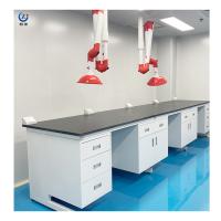 China Alkali Resistant Laboratory Wall Bench , W750*H850mm Side Lab Work Benches for sale