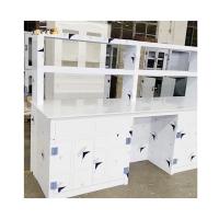 China Corrosion Resistant Polypropylene Lab Bench Furniture With Caster Wheels for sale