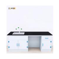 China Weather Resistant Polypropylene Laboratory Furniture , H850mm Lab Work Benches for sale