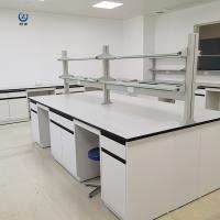 China 75x90cm Biology Lab Furniture , 4 Handles Laboratory Work Benches for sale