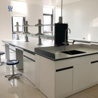 China 75x90cm Biology Lab Furniture , 4 Handles Laboratory Work Benches for sale